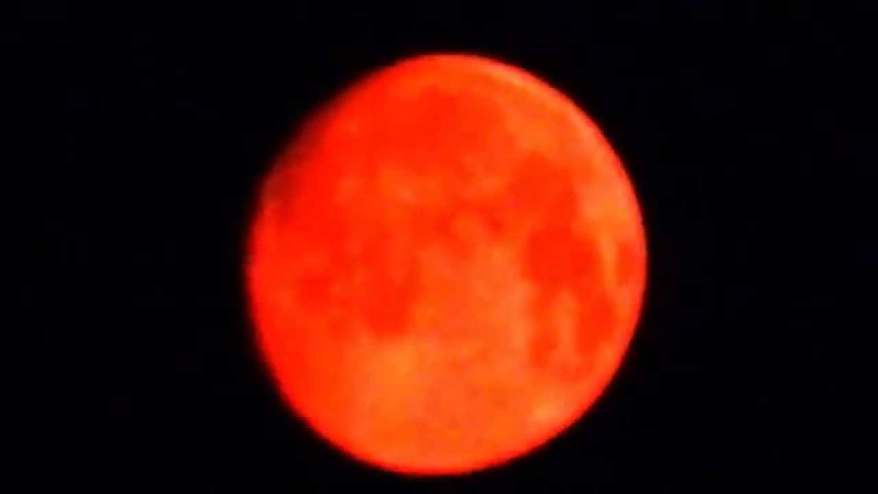 Smokey Red Moon from Canadian Forest Fires 2 (in Minnesota, June 30 ...