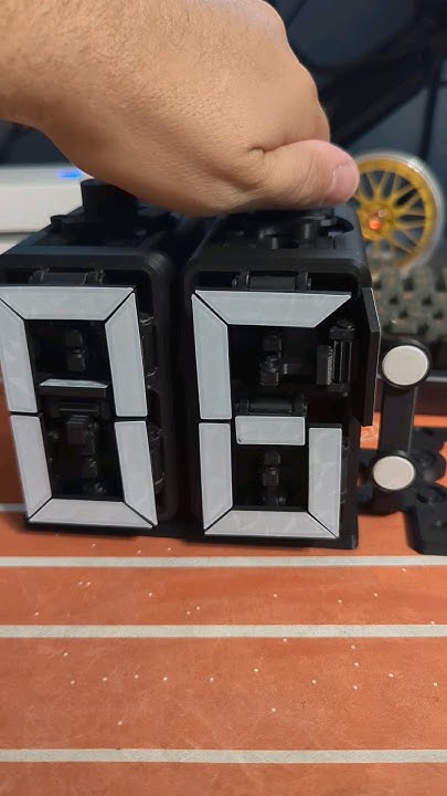 Two rack driven 7 segment display modules by @Engineezy #3dprinted #3dprinting #satisfying - YouTube