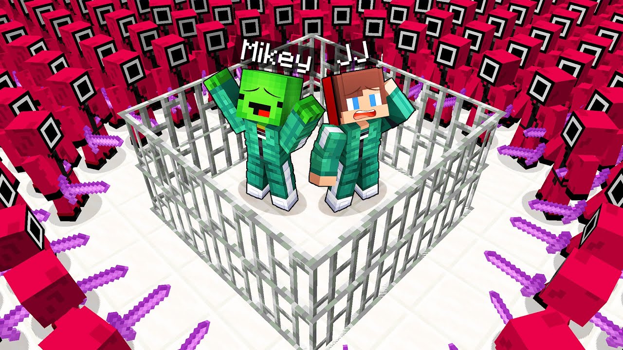 Mikey and JJ Escape from SQUID GAME PRISON in Minecraft (Maizen) - YouTube