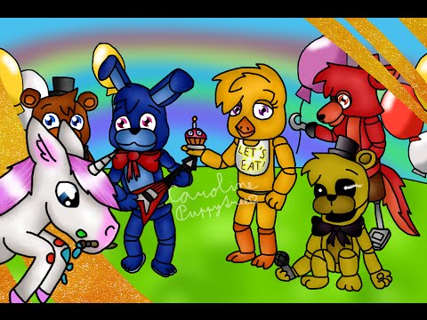 Fnaf world speedpaint (adventure animatronics from fnaf 1) - YouTube