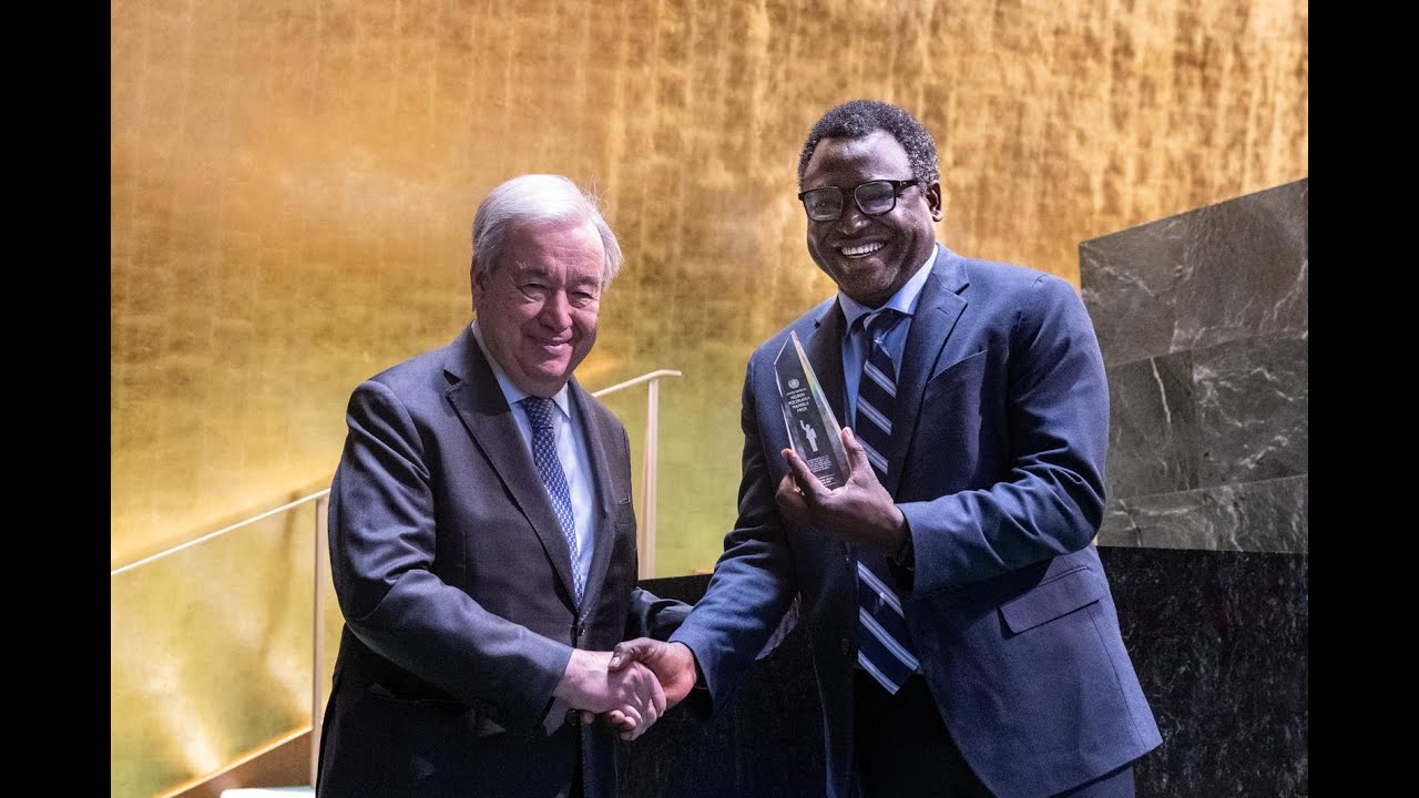 Kennedy Odede Mandela Award Speech - YouTube