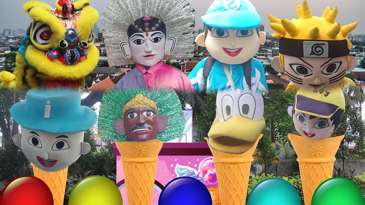 24 menit mencari kepala ondel badut boboiboy monster monster raksasa ...