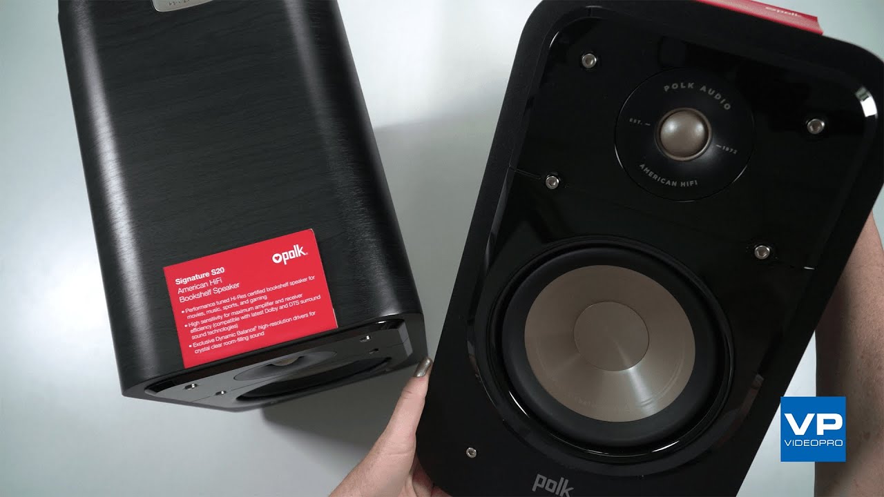 Polk Audio Signature S20 Bookshelf Speakers Unboxing - YouTube