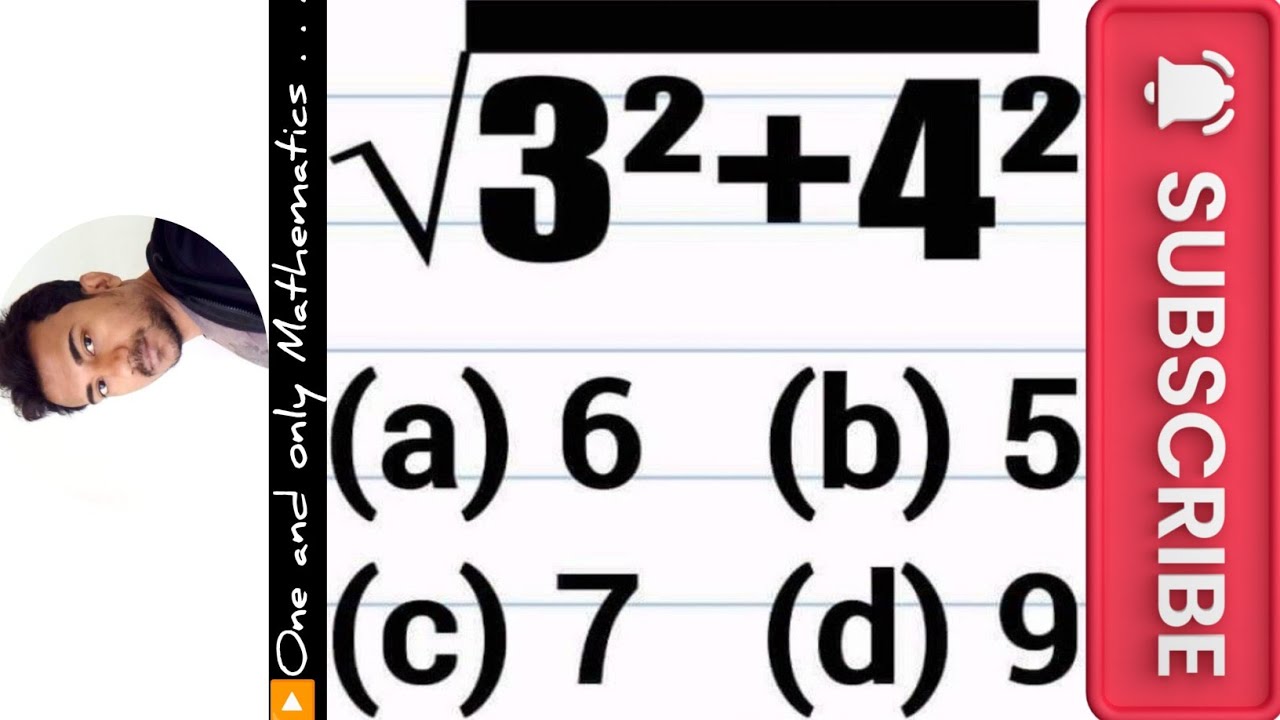 √3²+4² || One and only Mathematics - YouTube