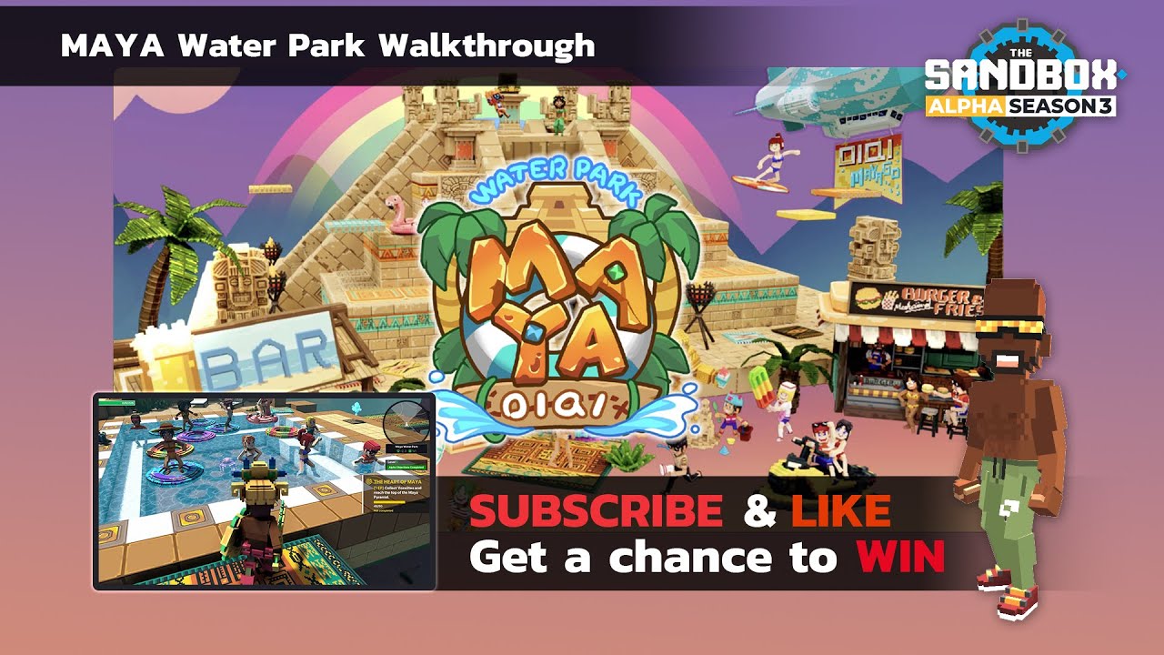 Sandbox Alpha Season 3 - MAYA Water Park Walkthrough - YouTube