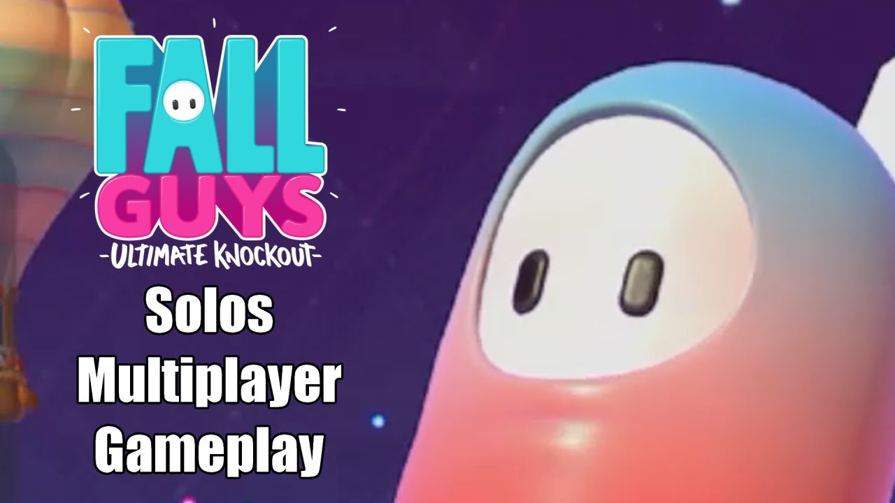 KING FINISH Fall Guys Solos Multiplayer Gameplay - YouTube