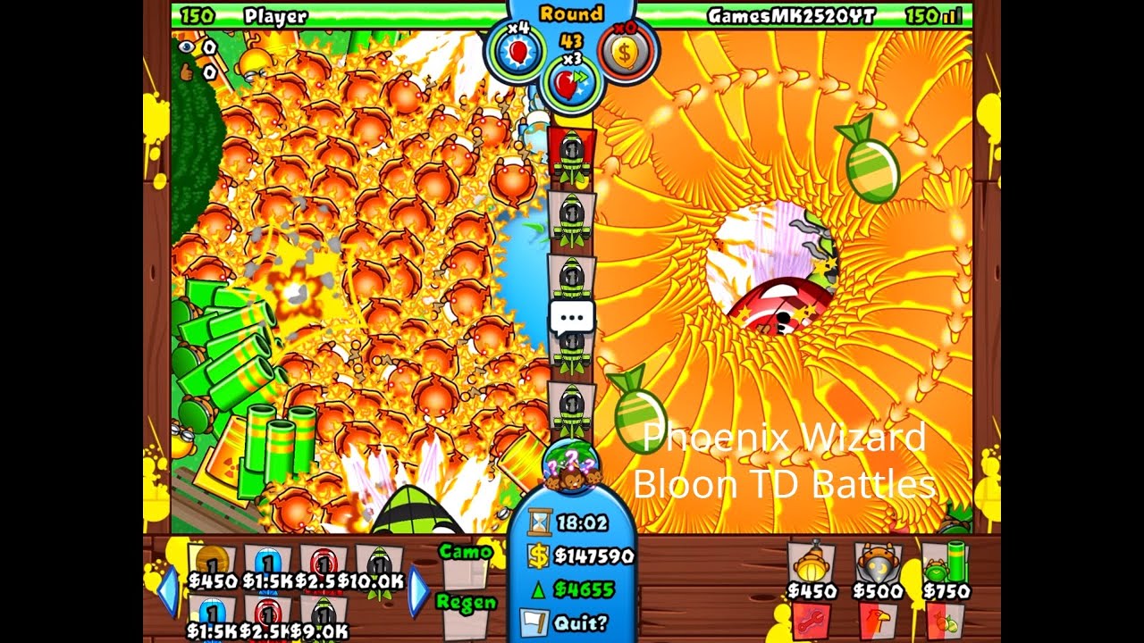 Phoenix Wizard - Bloon TD Battles - YouTube