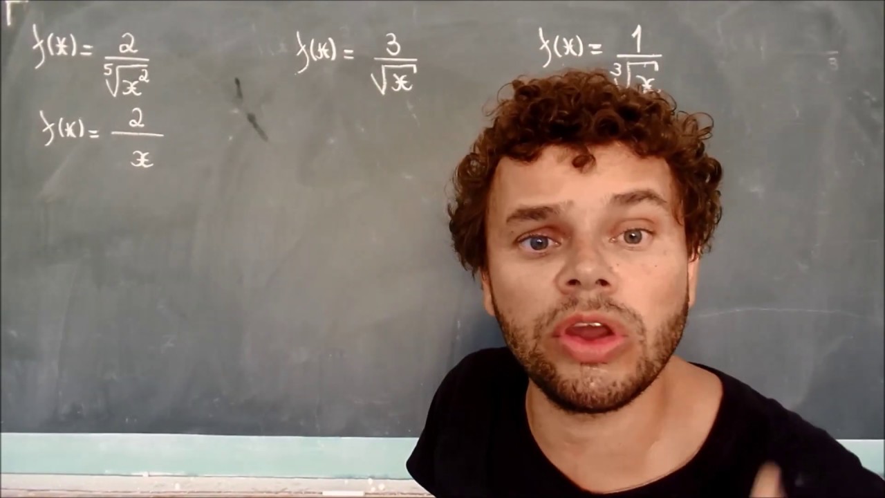 derivada de função raiz com fração - YouTube