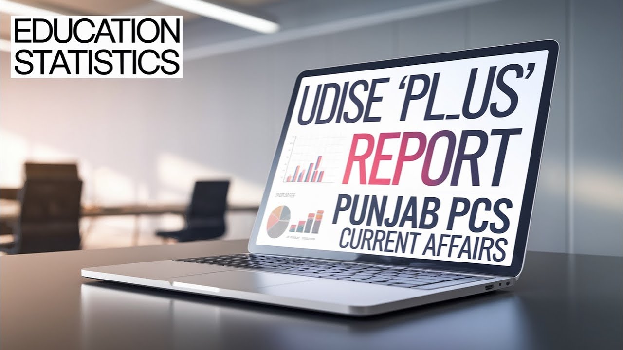 Decoding UDISE PLUS Report: Punjab PCS Current Affairs - YouTube
