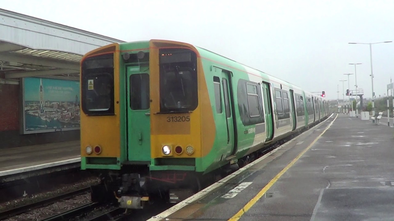 Southern 313-205 arriving at Hove Station, 29th July 2017 - YouTube