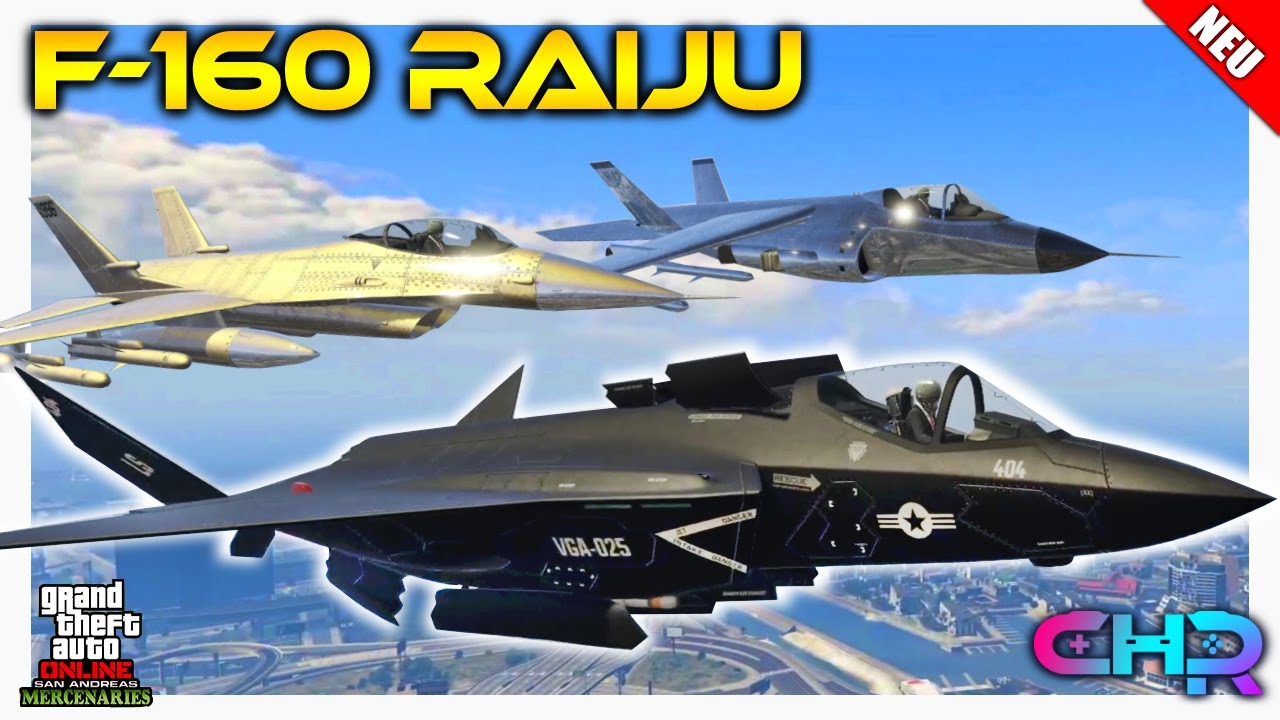 F-160 Raiju vs. Hydra, Lazer und B11: Der ultimative GTA Online Jet ...