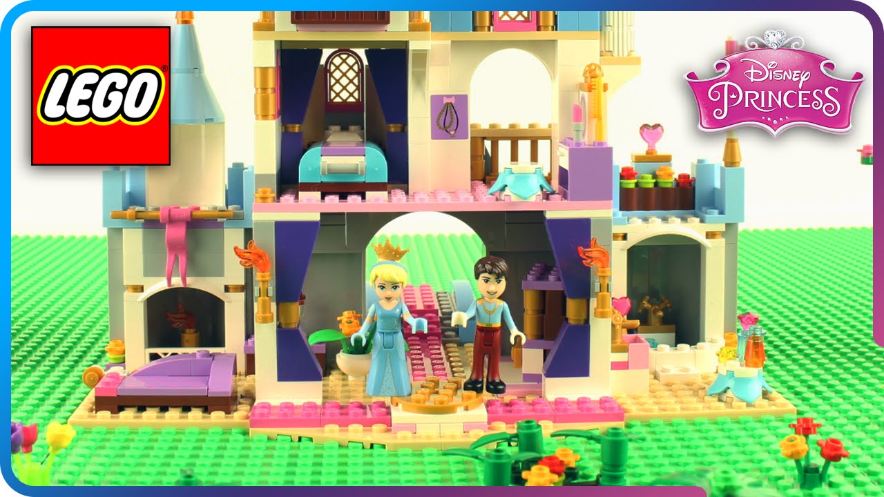 ♥ LEGO Disney Princess Cinderella & Prince Charming Romantic Castle ...