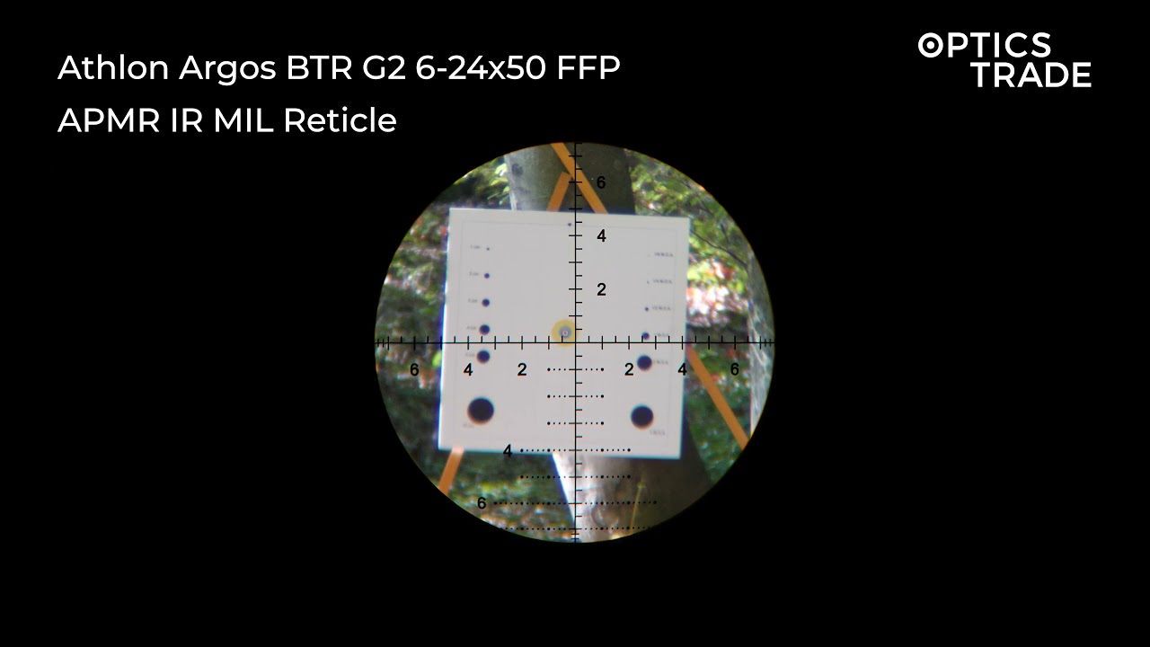 Athlon Argos BTR G2 6-24x50 FFP Reticle APMR IR MIL | Optics Trade ...
