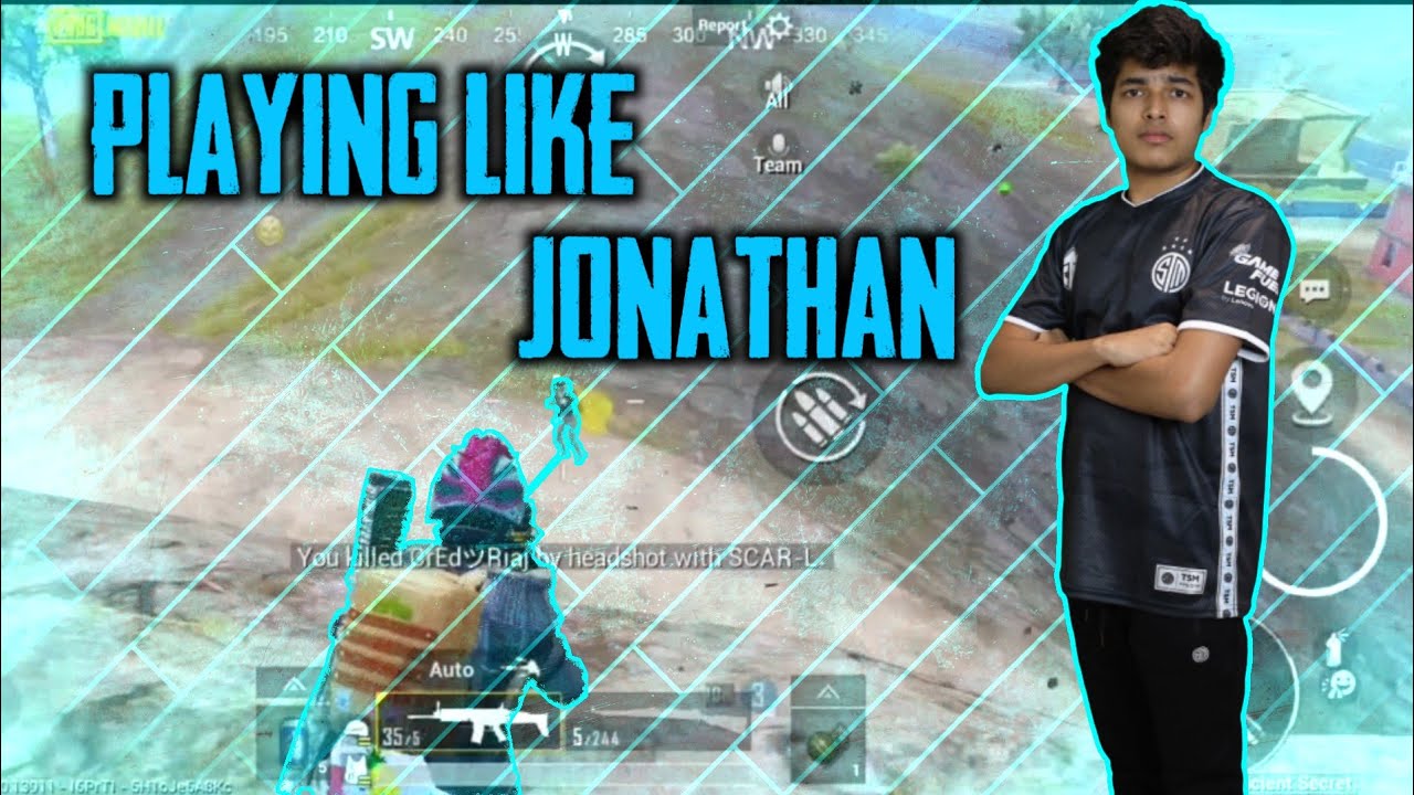 PLAYING LIKE JONATHAN | PUBG MOBILE MONTAGE | 15 YRS OLD GAMER | - YouTube