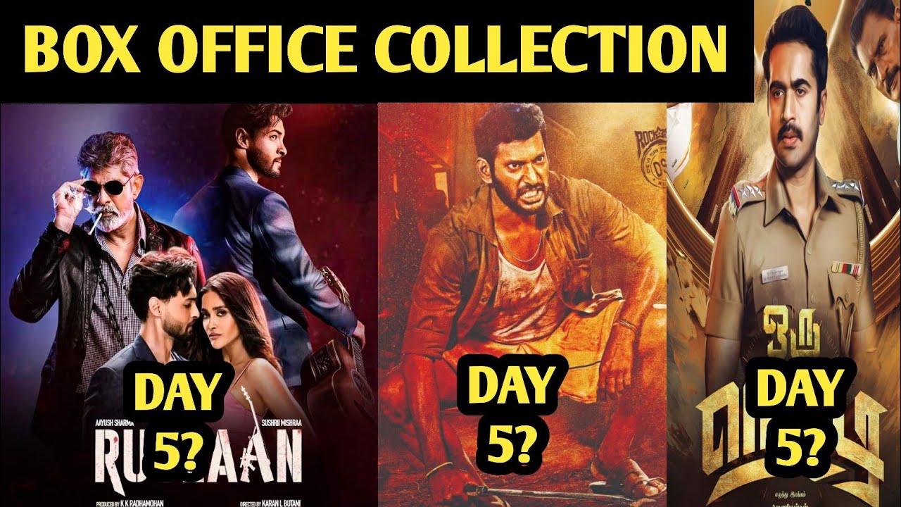 ruslaan day 5 vs oru nodi vs rathnam box office collection & budget ...