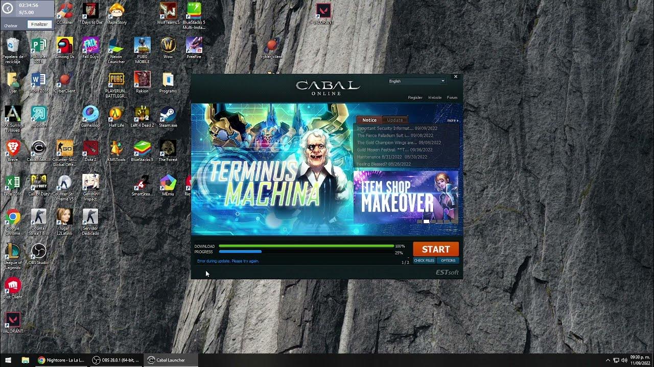 CABAL ONLINE Como actualize el launcher - YouTube