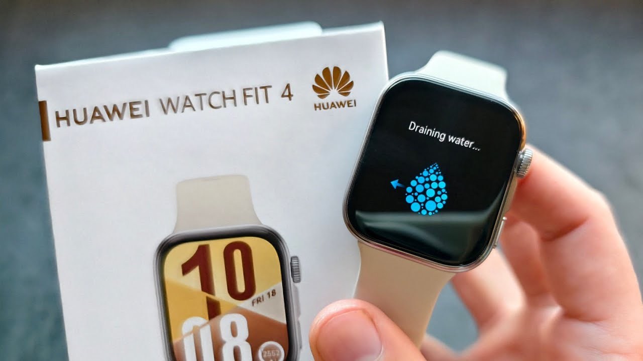 Huawei Watch Fit 4 - Drain & Eject water from Speaker ,Removing Water ...