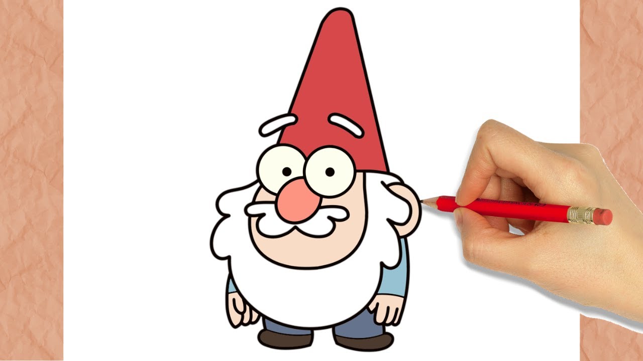 How To Draw Gnome I Easy ( Step by Step ) - YouTube