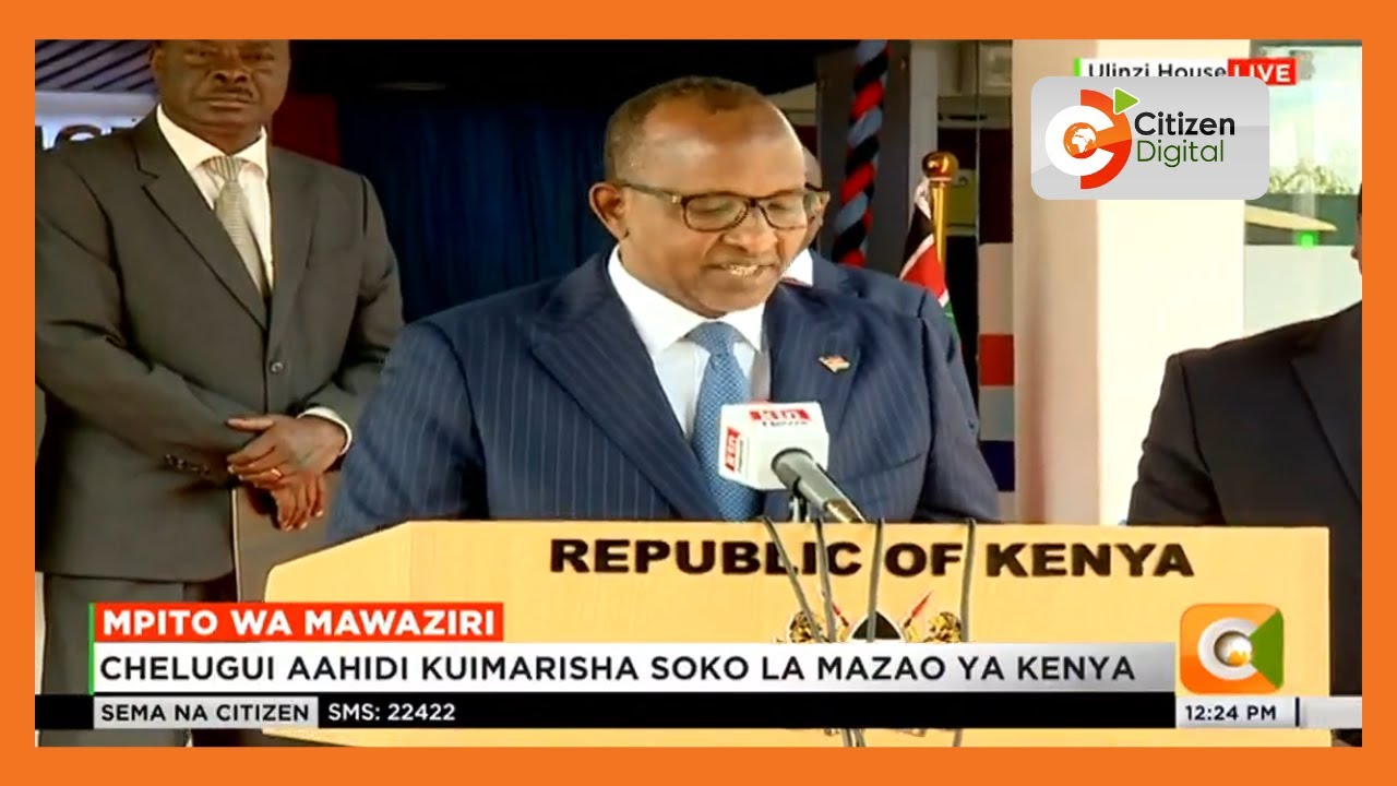 Incoming CS Hon. Aden Duale full speech during Ministry of Defence ...