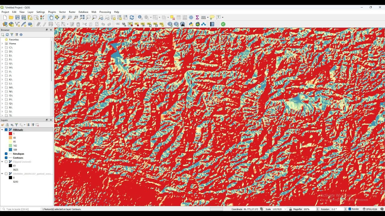 GIS Practical 4b | Attributes and Terrain Data - Terrain Data and Hill ...