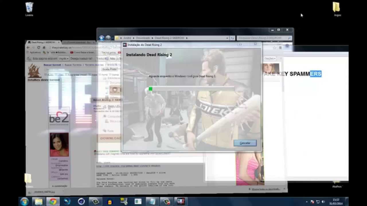 COMO BAIXAR E INSTALAR DEAD RISING 2 + SERIAL KEY - YouTube