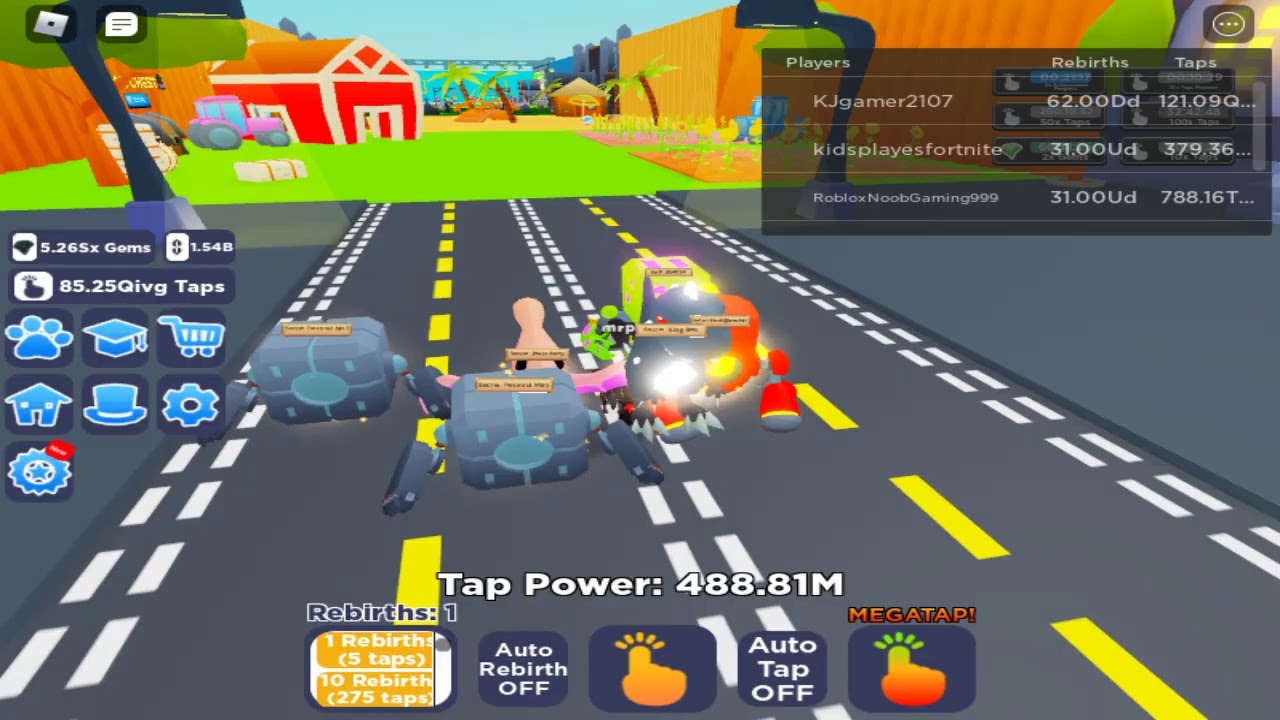 488M TAPPING SIMULATOR BOSS CARRIES - YouTube