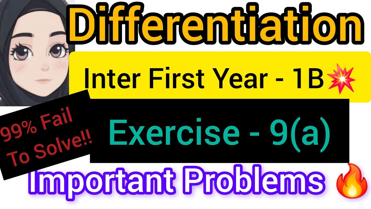 Class 11- 1B Differentiation Exercise 9(a)Problems|| 100% Full Marks ...
