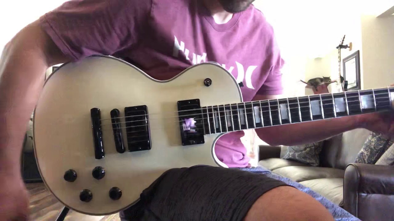 Les Paul Custom with EMG Het Set - YouTube