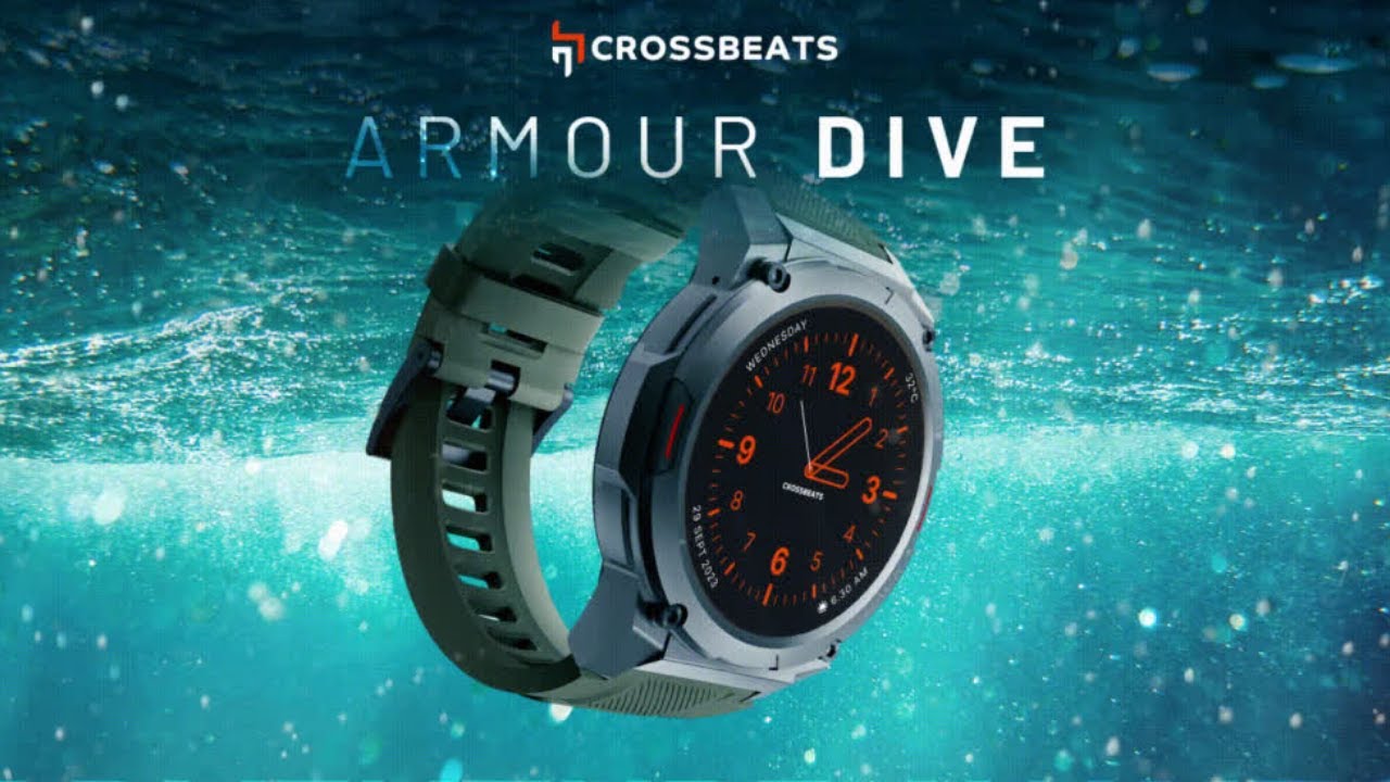 Crossbeat Armour Dive - Best Amoled Rugged 100% Waterproof Smartwatch 🔥 ...
