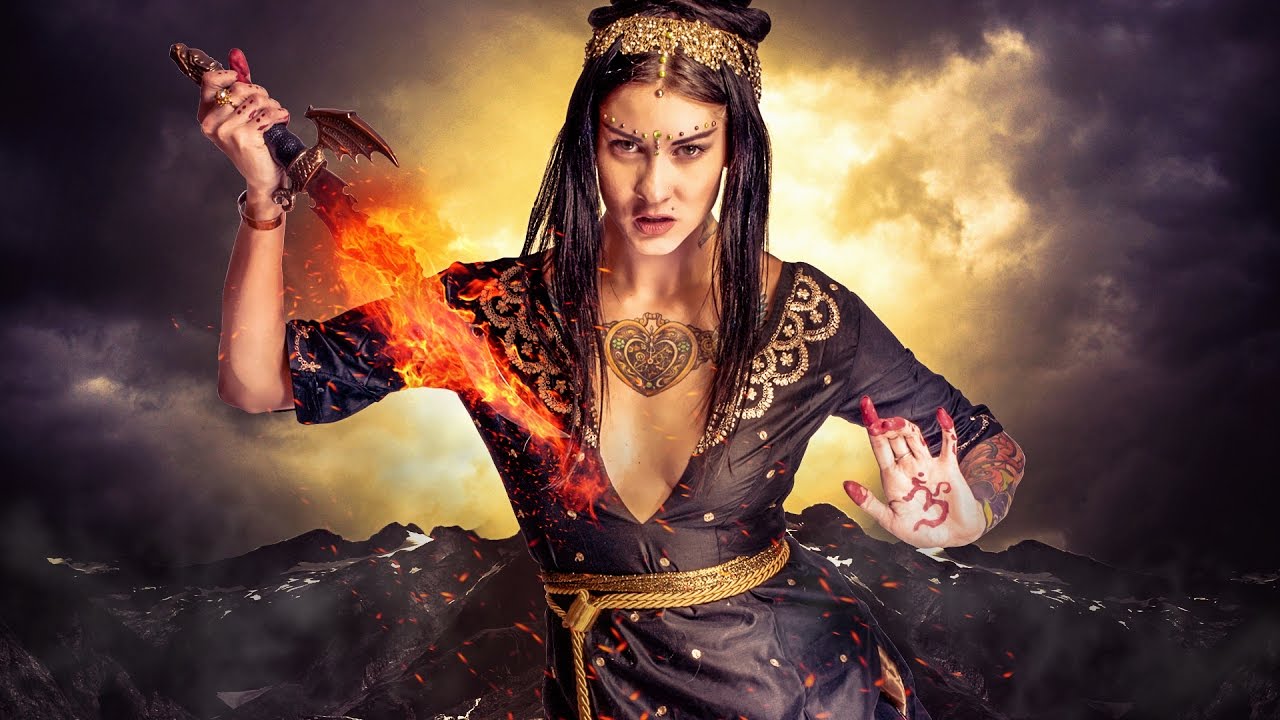 Warrior fire effect Photo Manipulation | Photoshop Tutorial - YouTube