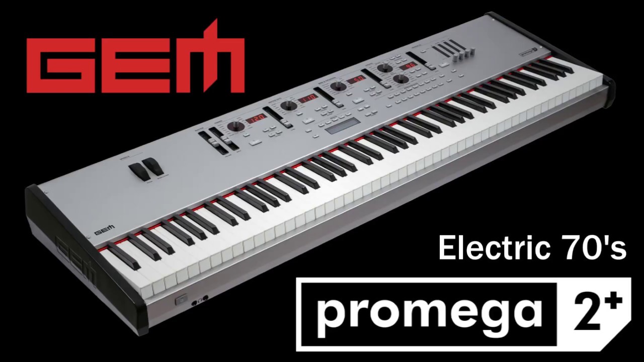GEM Promega2+ Sound Samples: 70's and 80's electric pianos - YouTube