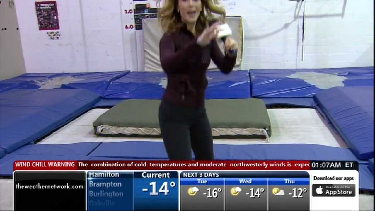 TWN KB 01 20 2014 Trampoline bounce - YouTube