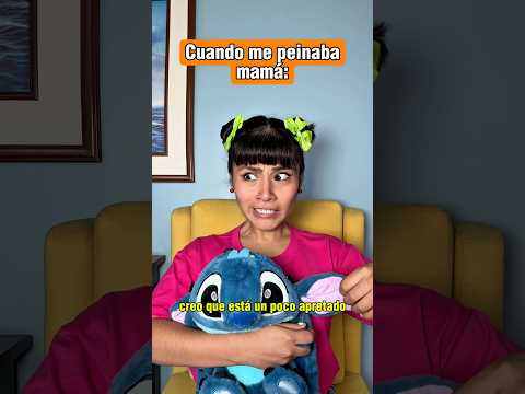 Cuando me peinaba Mamá Vs papá 🤣✨ #shorts #humor #tiktokvideo #latina #comedia #funny #fyp