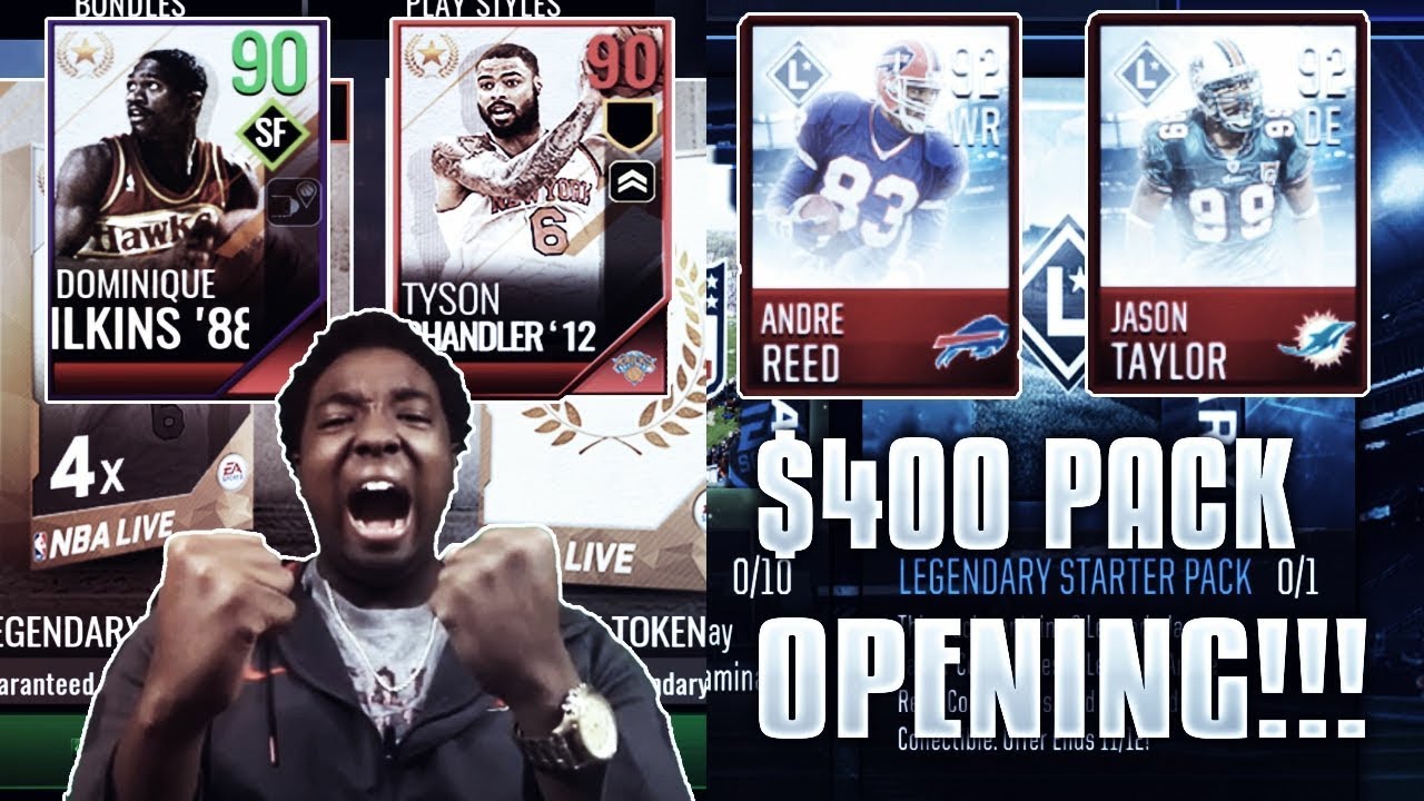 THE MOST LEGENDARY PACK OPENING EVER!!! COMPLETING 3 LEGENDS IN MADDEN ...
