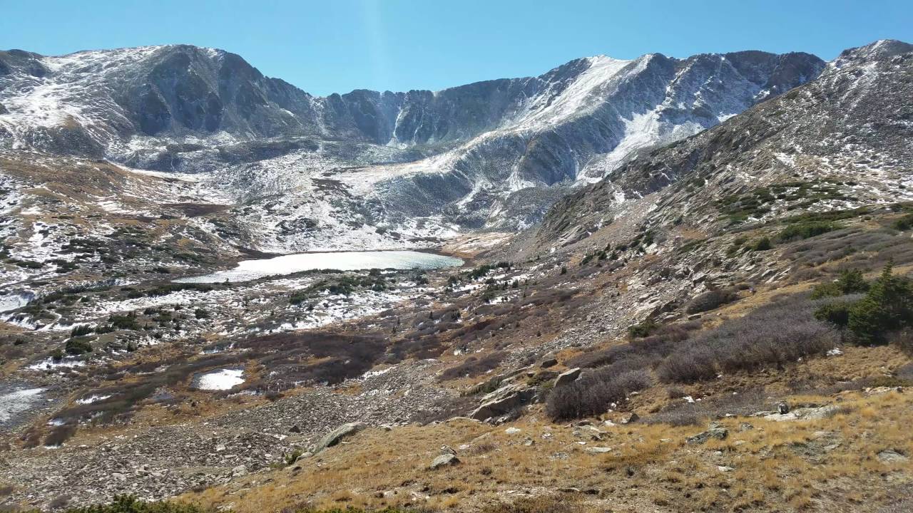 Looking down on Baldwin Lake Colorado - YouTube