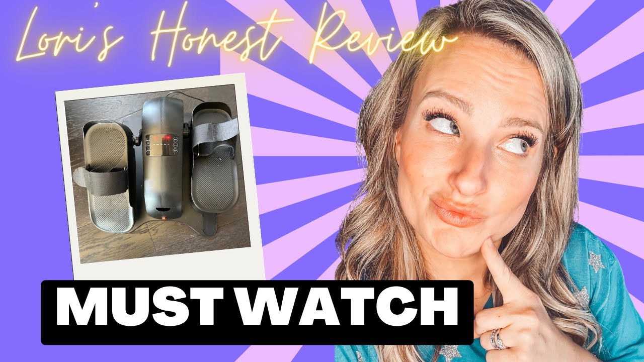 See how easy this Fryline Under the Desk Elliptial Works! (Review ...