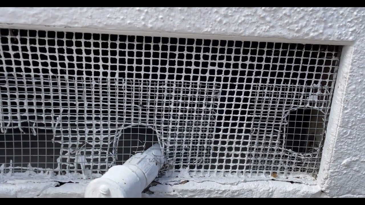 Short - Crawlspace Vent Screen Repair - YouTube