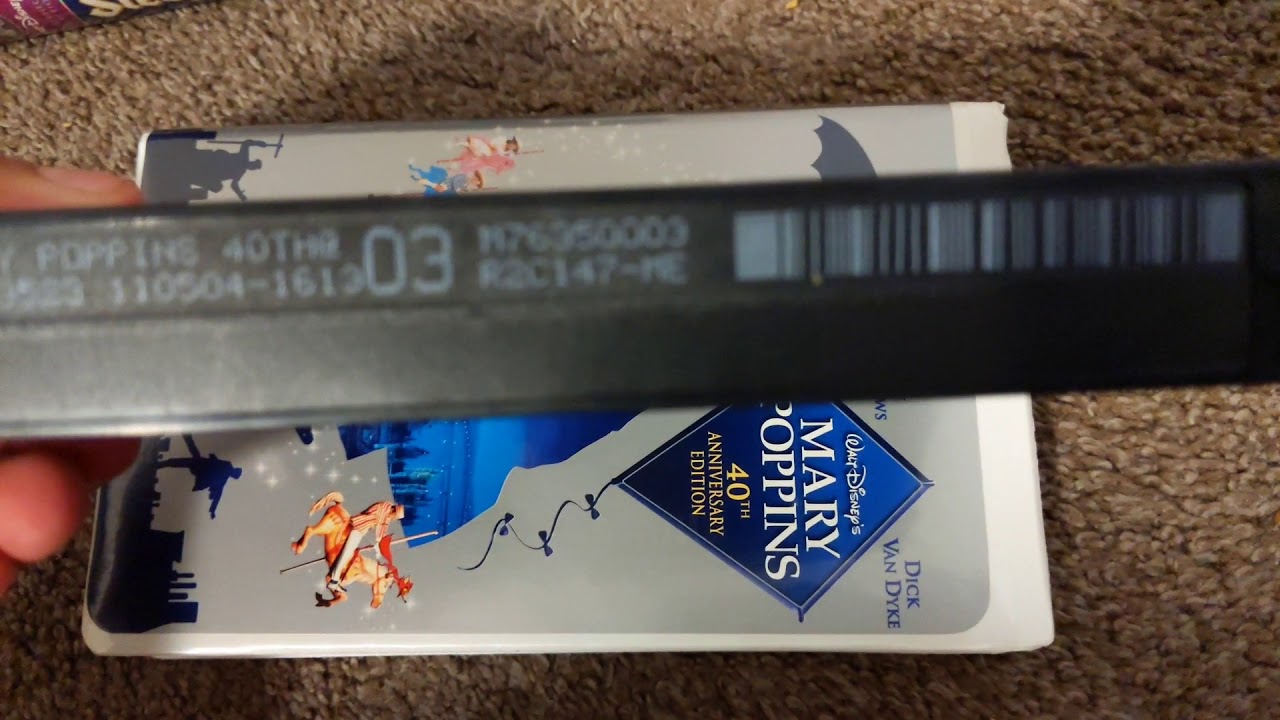 My Walt Disney Clamshell Vhs Collection Part 2 - YouTube