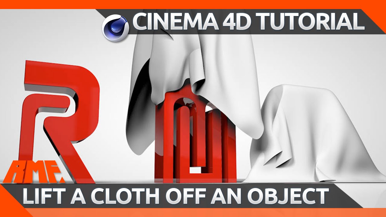 Cinema 4D tutorial - Lifting a cloth off an object - YouTube