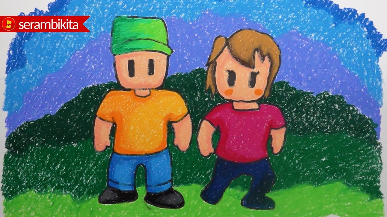 Stumble Guys - Simple Drawing for Beginners - YouTube