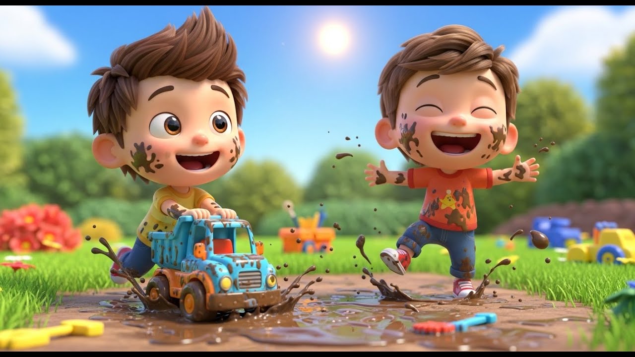 Max and the Muddy Truck 🚛💦 | 🌟 A Messy Adventure Full of Fun, Curiosity ...