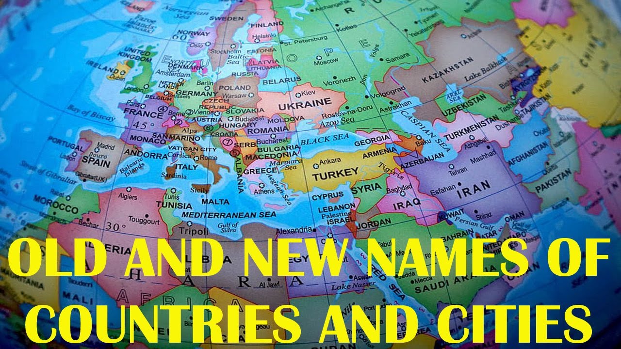 Old and New Names of Countries and Cities | General Knowledge | Ustad G ...