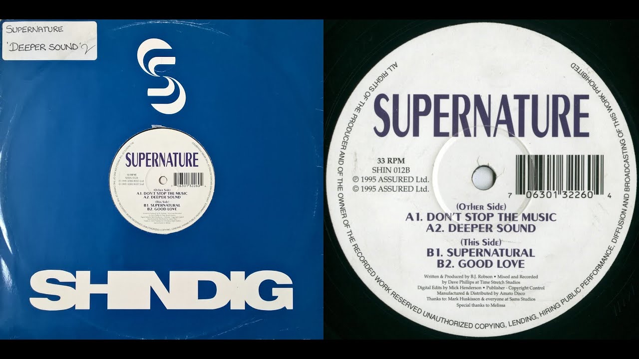Supernature - Good Love [1995] - YouTube