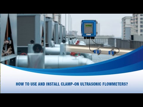 How to Use and Install Clamp-on Ultrasonic Flowmeter UF2000B? - YouTube