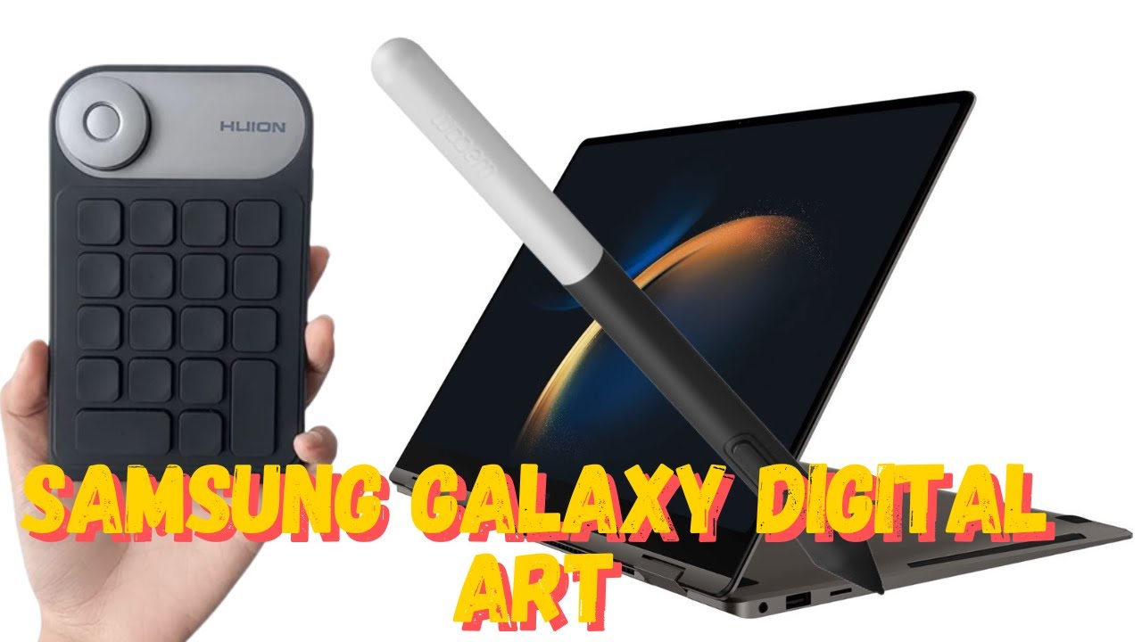 The Best Samsung Galaxy Book Digital Art Set Up - YouTube