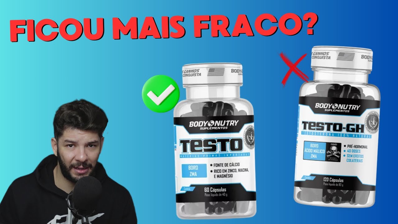 A VERDADE SOBRE O NOVO TESTO-GH (Body Nutry) Agora somente TESTO - YouTube