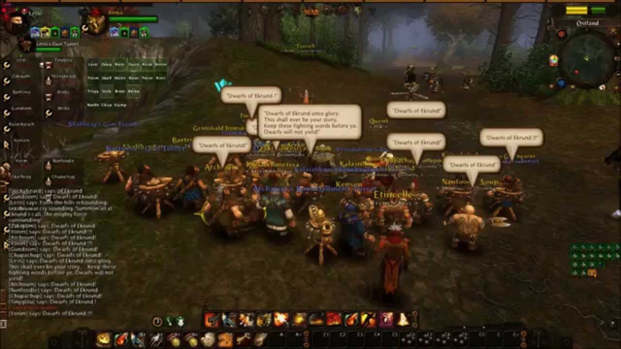 Warhammer Dwarfs Bitterstone Thunderers sing Dwarfs of Ekrund - YouTube