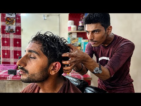 $1 STREET MASSAGE! 🤯 Young Barber’s Amazing Head, Back & CRACKS ASMR 💆‍♂️ | ASMR UBAID