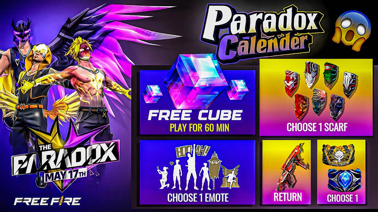 New Paradox Event Calander 🤩 | Paradox Event All Free Rewards | Free ...