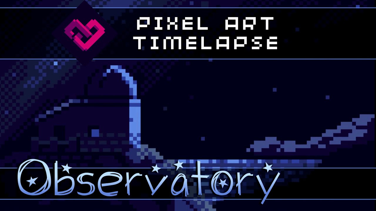 Pixel Art Timelapse - Observatory - YouTube